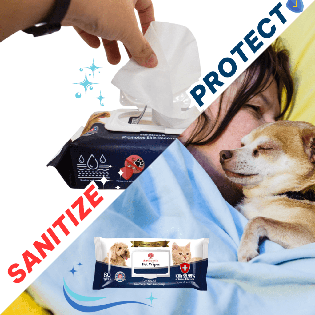 PetMedic Antiseptic Pet Wipes (80 Wipes) – PetMedic